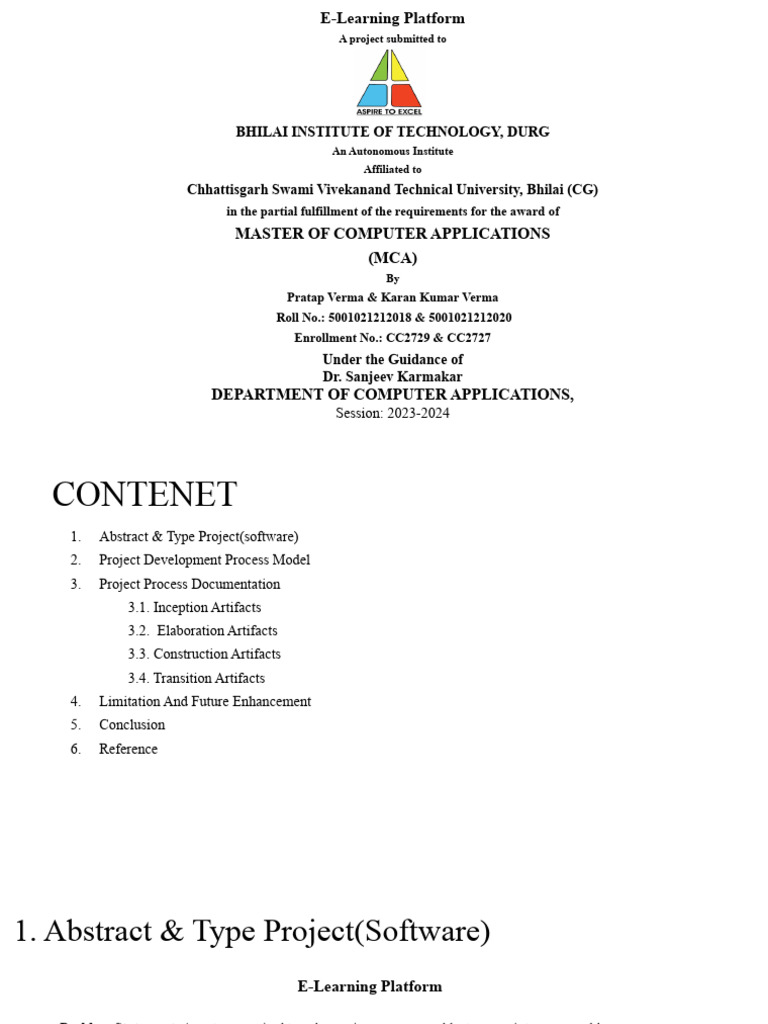 E Learning Platform Pdf Databases Class Computer Programming 