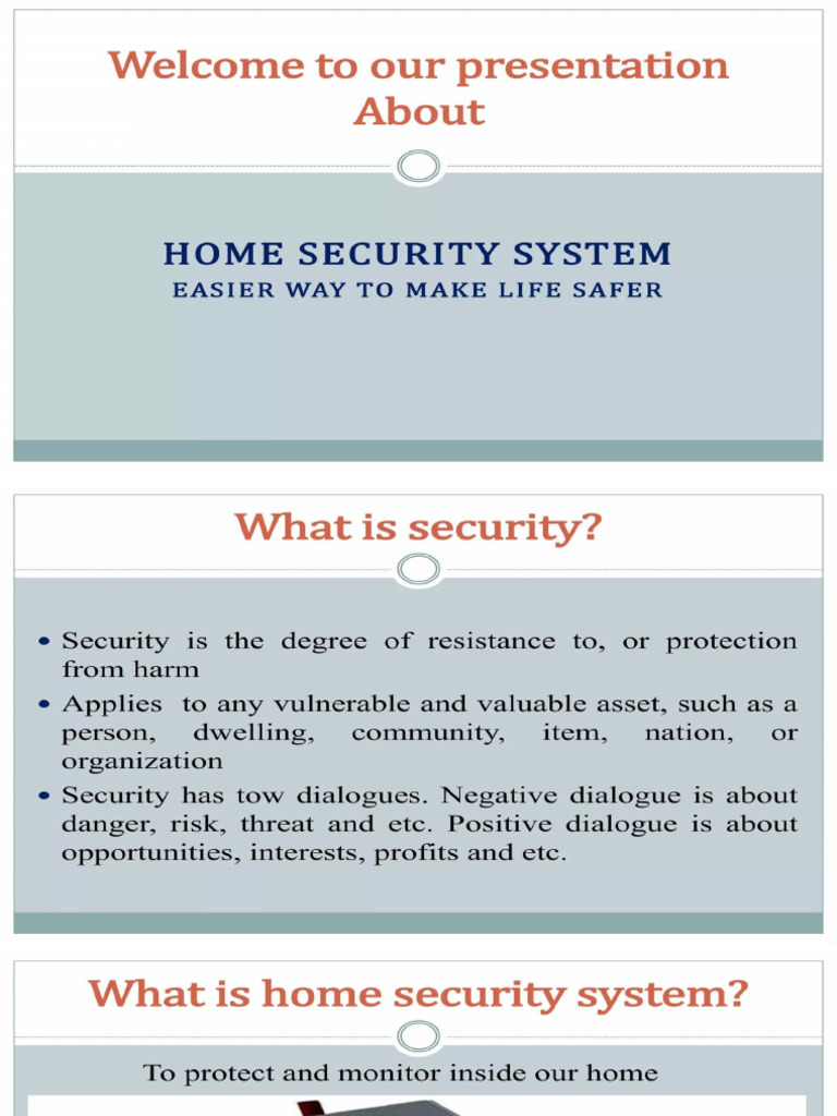 Home Security | PDF