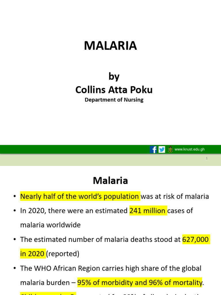 Malaria | PDF | Malaria | Medical Specialties