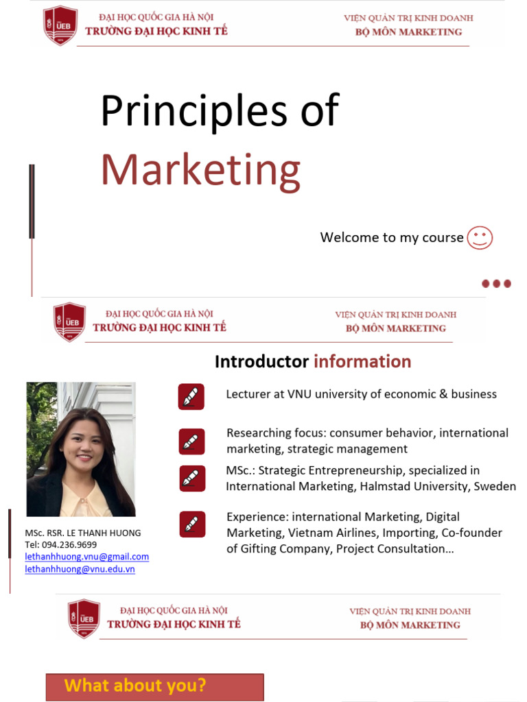 Chapter 1 - An Introduction To Marketing | PDF | Marketing | Marketing ...