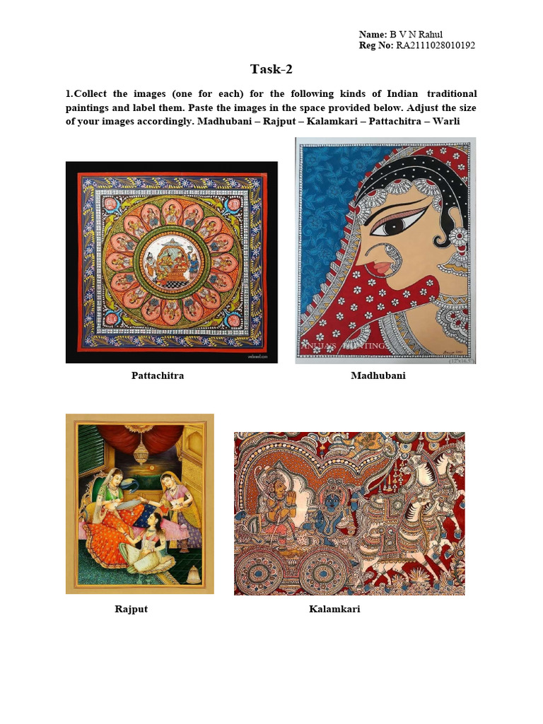 Task 2 | PDF | Paintings