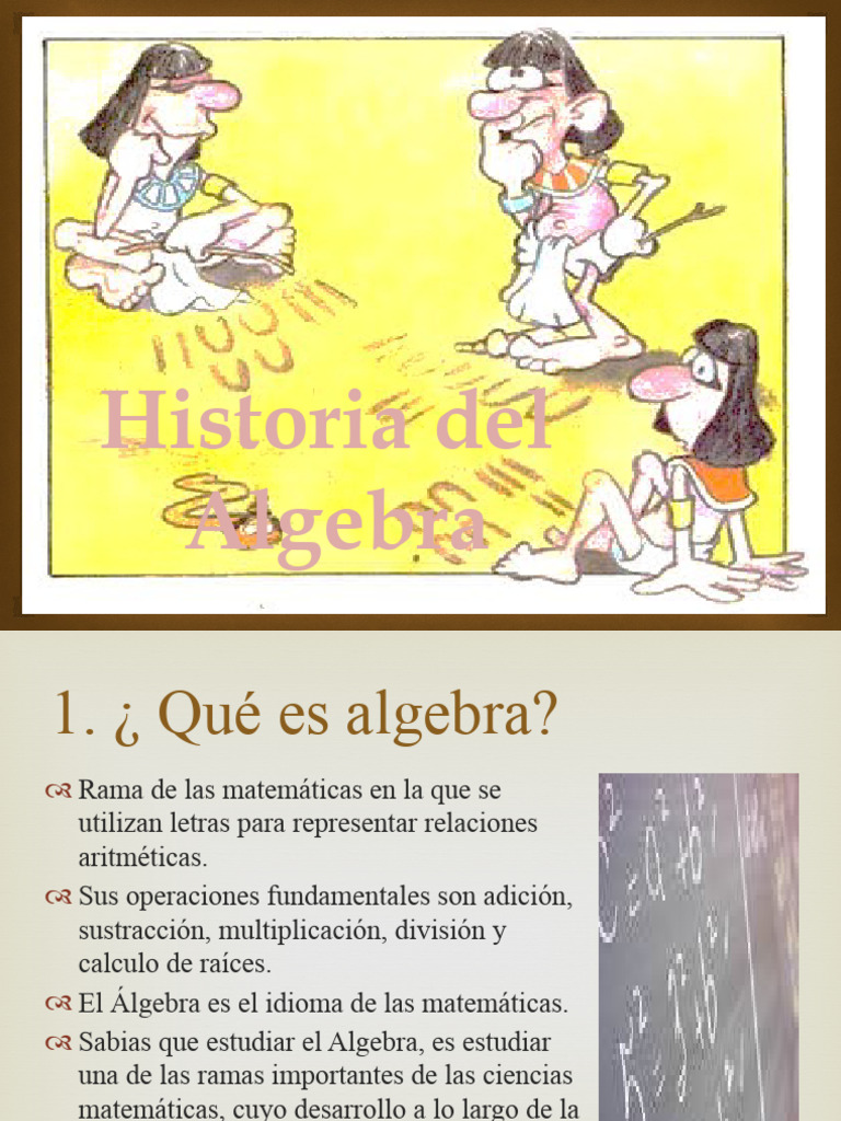Historia Del Algebra 2 | PDF | Álgebra | Ecuaciones