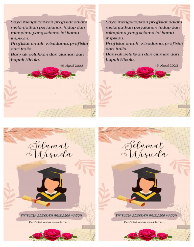 Proficiat Wisuda | PDF