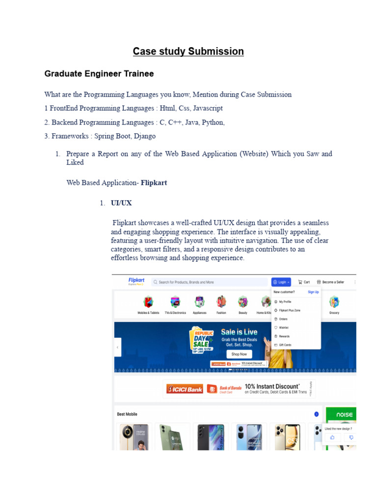 Case Study Submission | PDF | Cloud Computing | Java Script