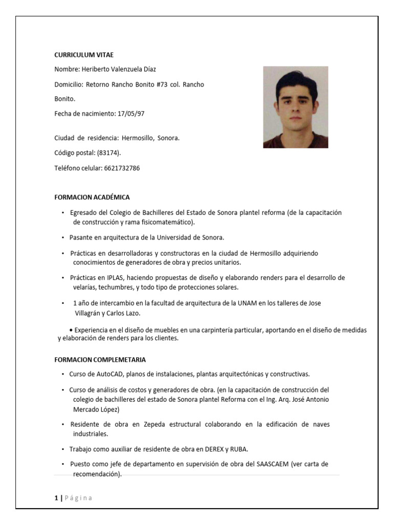 Curriculum Actual | PDF | México