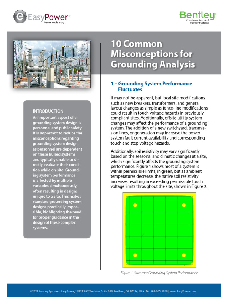 10 Common Misconceptions for Grounding Analysis | PDF | Applied And Interdisciplinary Physics ...