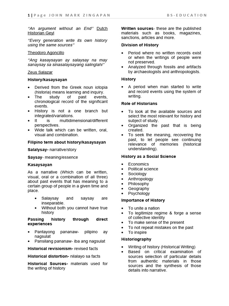 RPH Final Print | PDF | Primary Sources