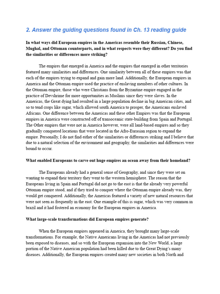 Chapter 13 - AP WORLD HISTORY - Ways of The World Notes | PDF | Mughal ...