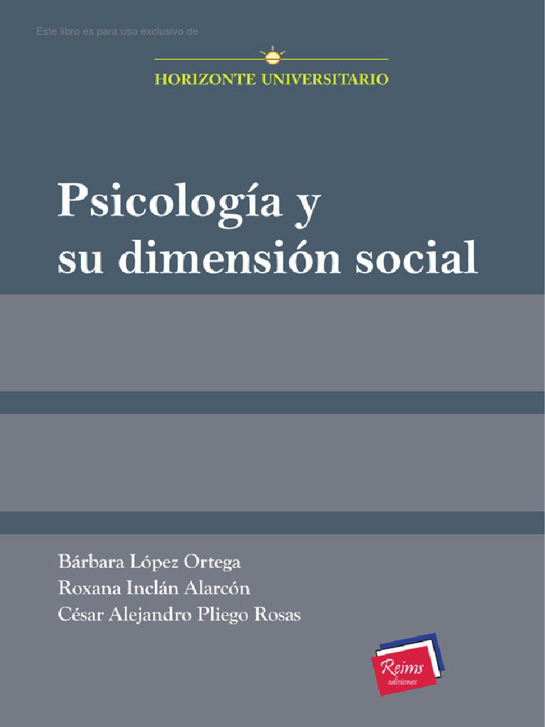 Psicología y Su Dimensión Social | PDF | Sicología | Experimentar
