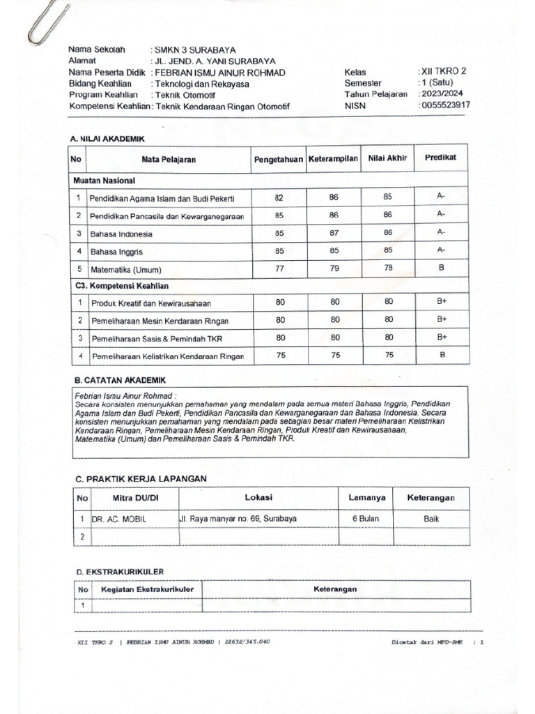 KELAS 12 SEMESTER 1 ISMU - 11zon | PDF