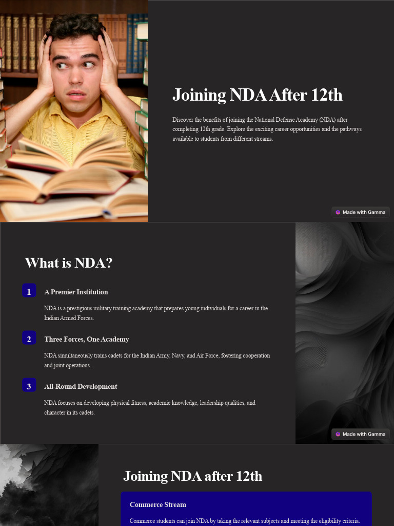 Join NDA After 12th: Career Paths Explained | PDF | Cognition ...