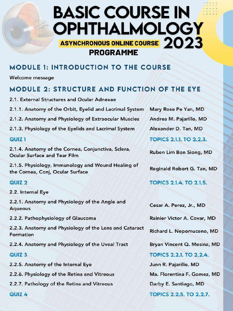 Basic Course Module | PDF