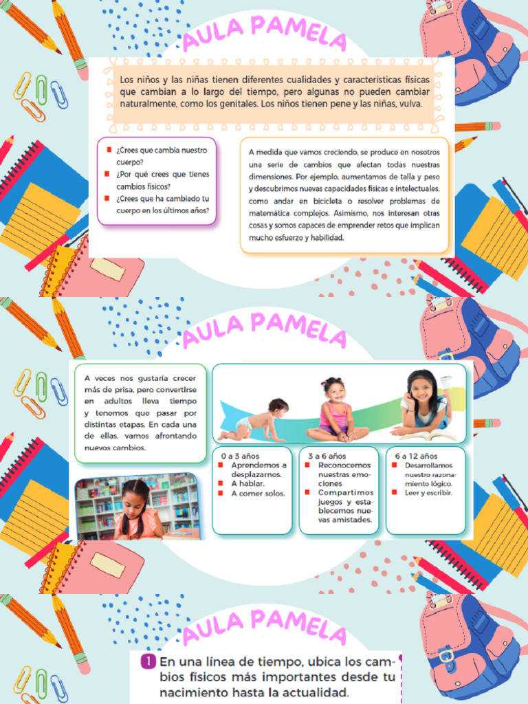 Crecemos y Cambiamos - 4to A | PDF