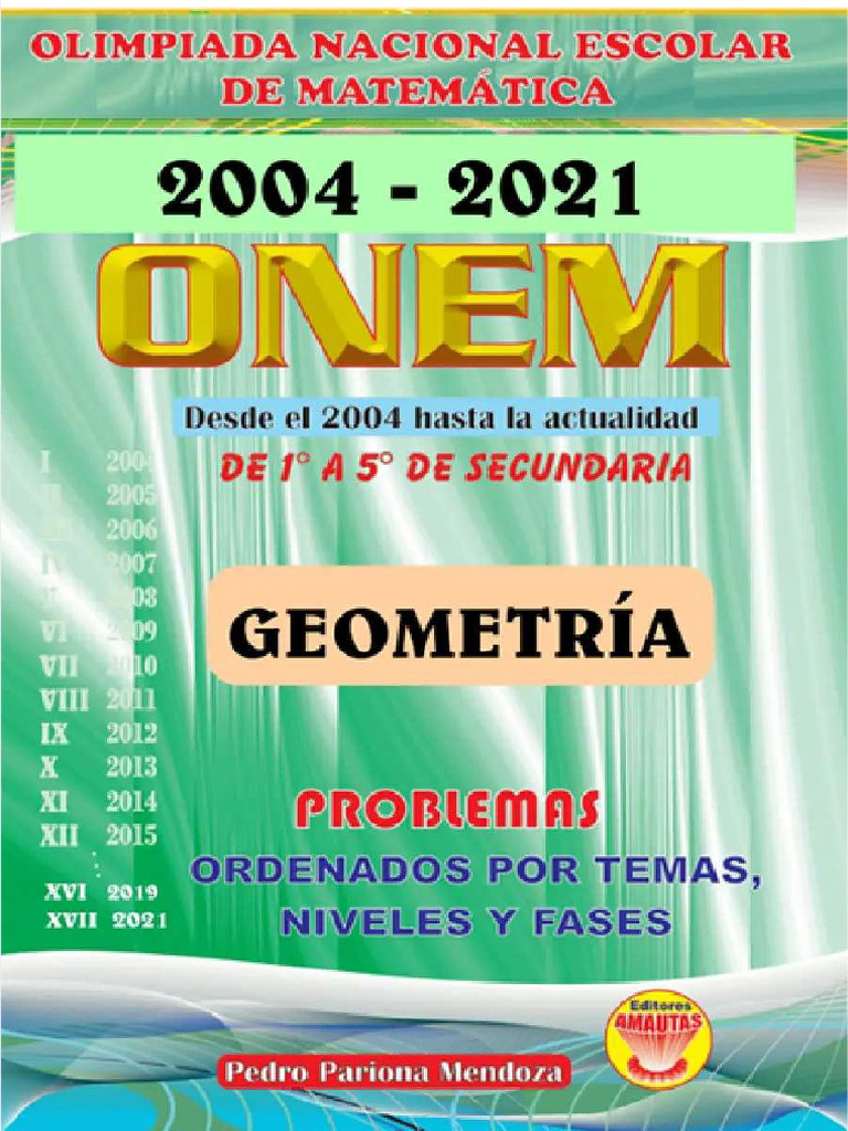 PDF Onem 2004 2021 Geometria Compress | PDF