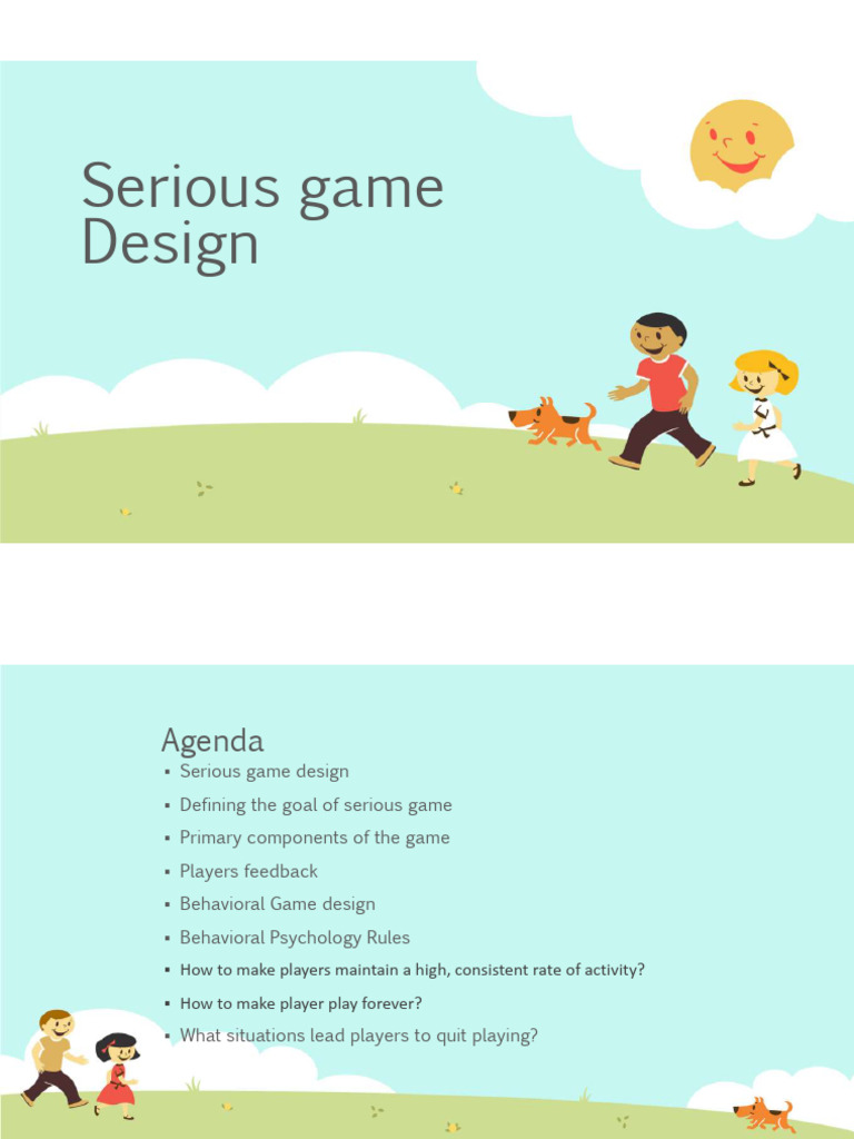 Serious Games Design | PDF | Reinforcement | Cognitive Science