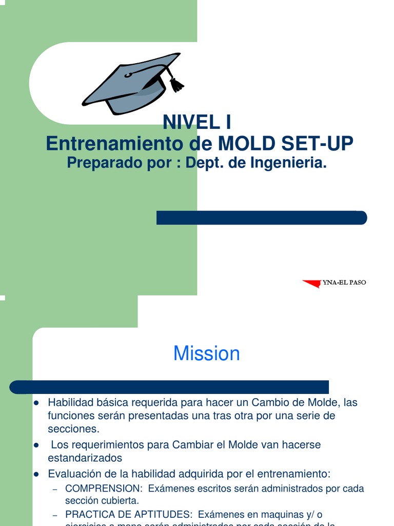 Level 1 Molding Training | PDF | Herramientas | El plastico