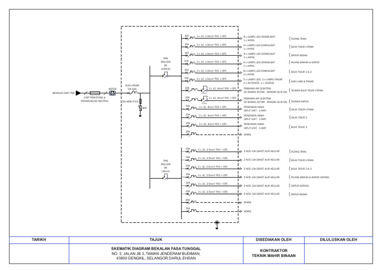 Skematik Diagram - Jenderam Hulu | PDF