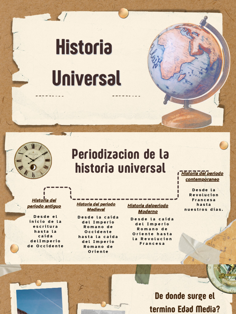 Historia Universal y Periodización | PDF | Edades medias | Europa