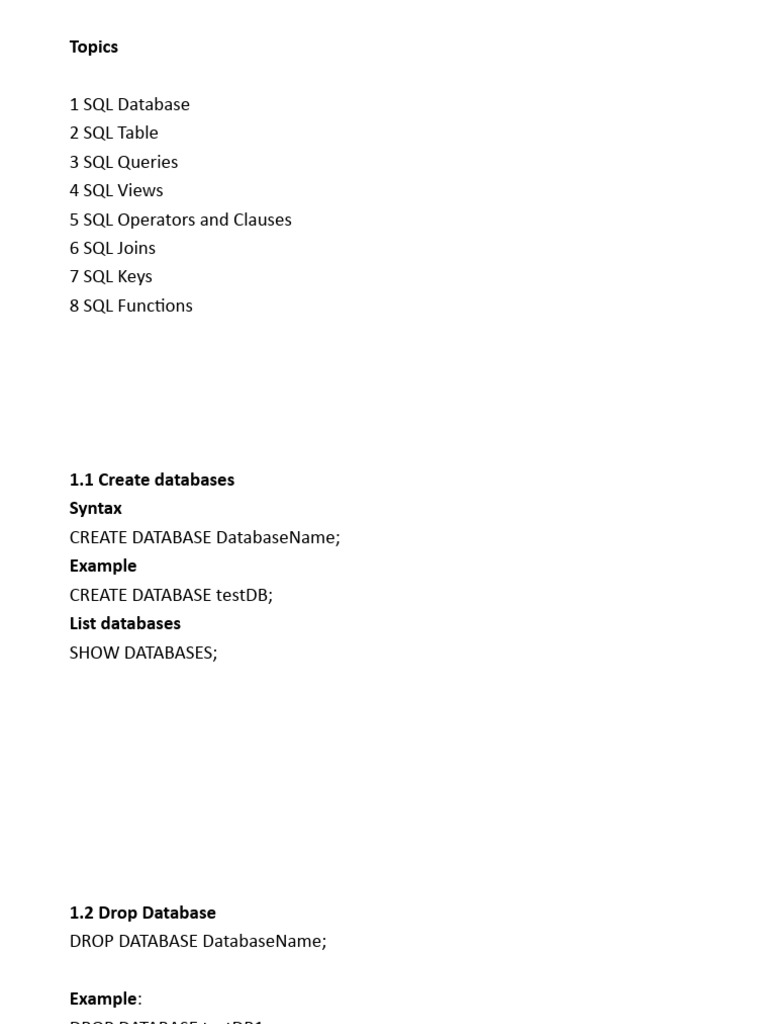 SQL Update | PDF | Databases | Table (Database)