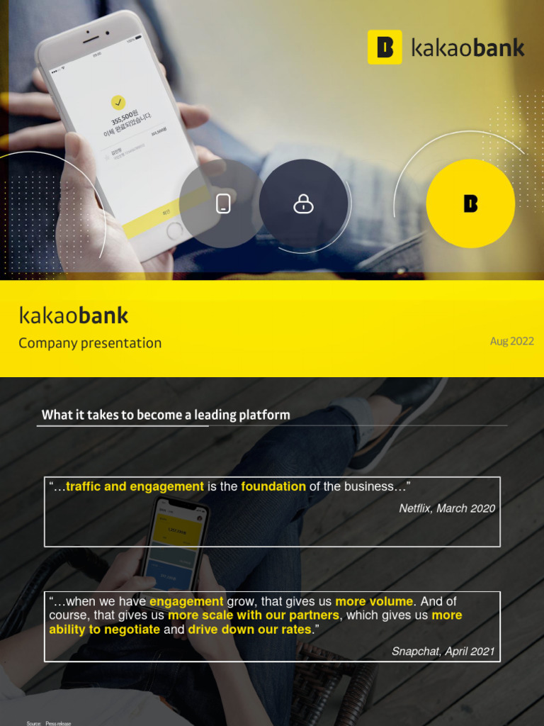 Kakaobank: Company Presentation | PDF | Banks | Finance & Money Management