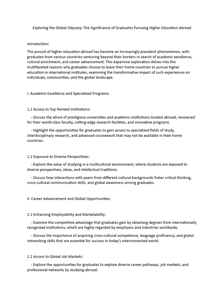 Exploring The Global Odyssey 4 | PDF | Cross Cultural Communication ...