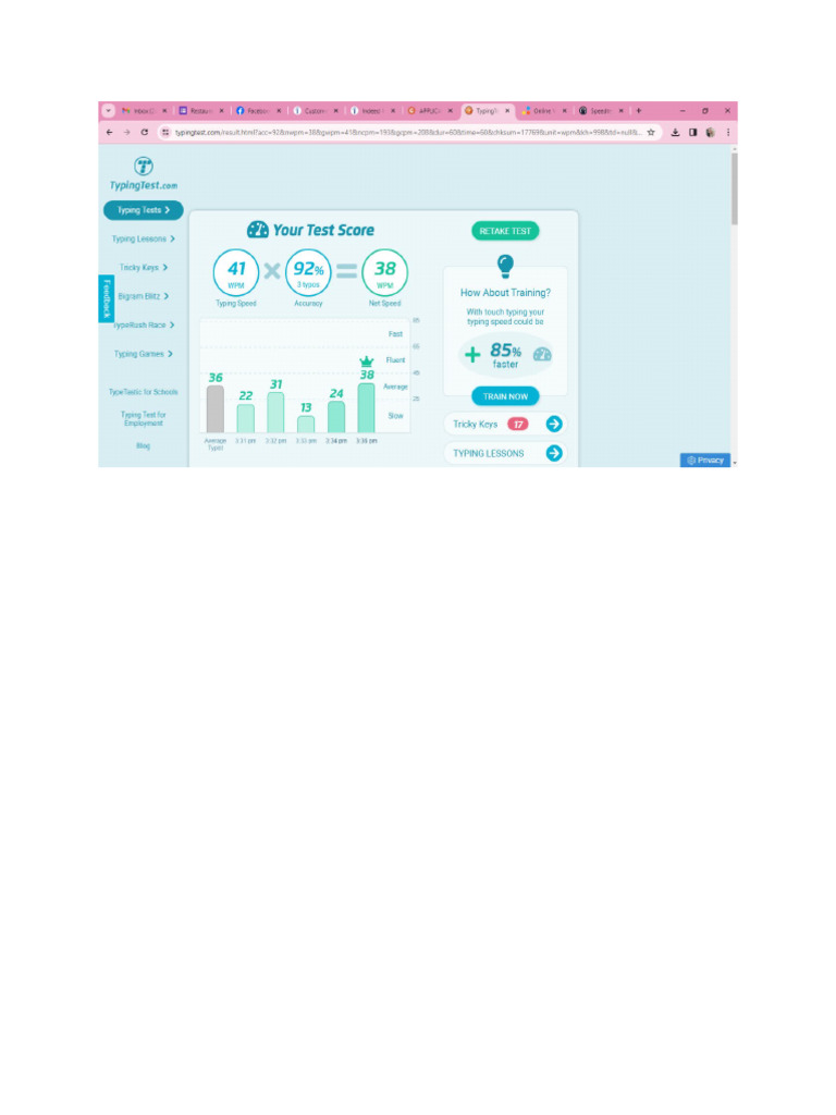 Typing Test | PDF