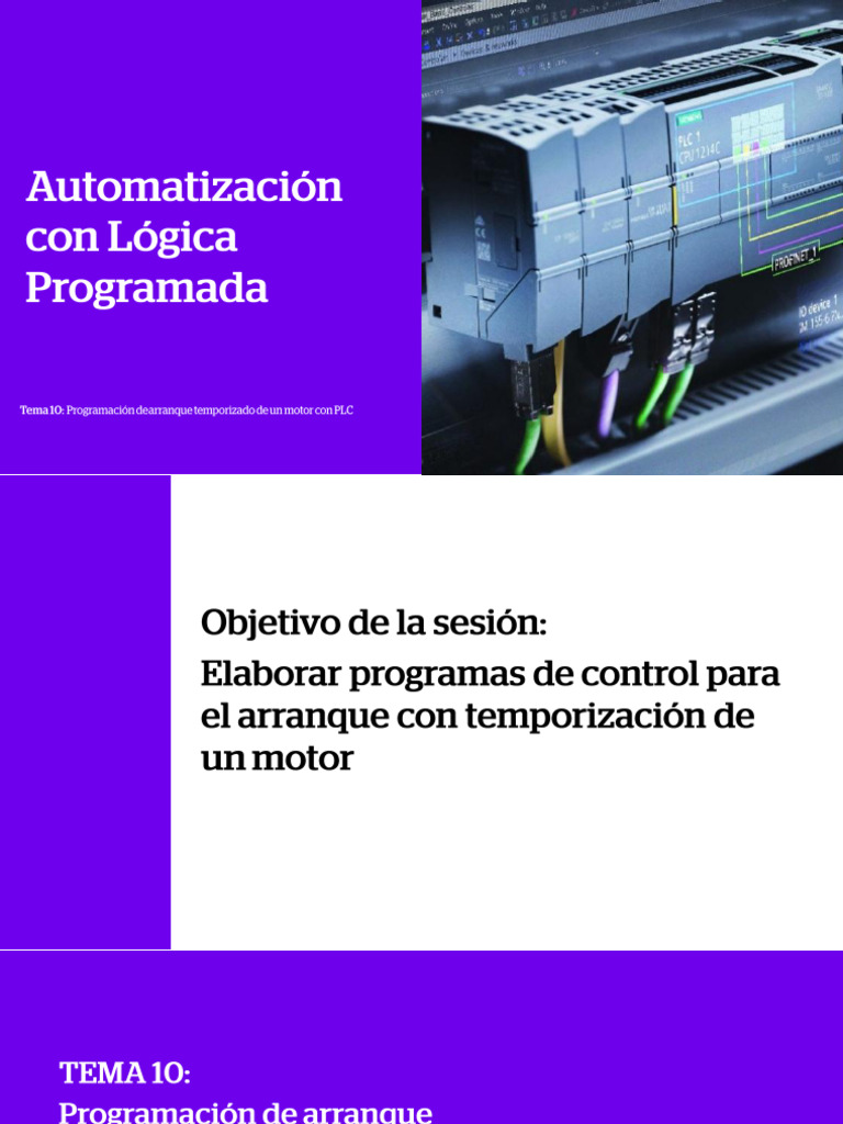 S10 Automatización Con Lógica Programada | PDF