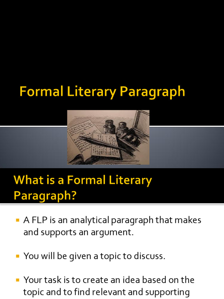Formal Literary Paragraph Writing | PDF | Romeo And Juliet | Characters ...