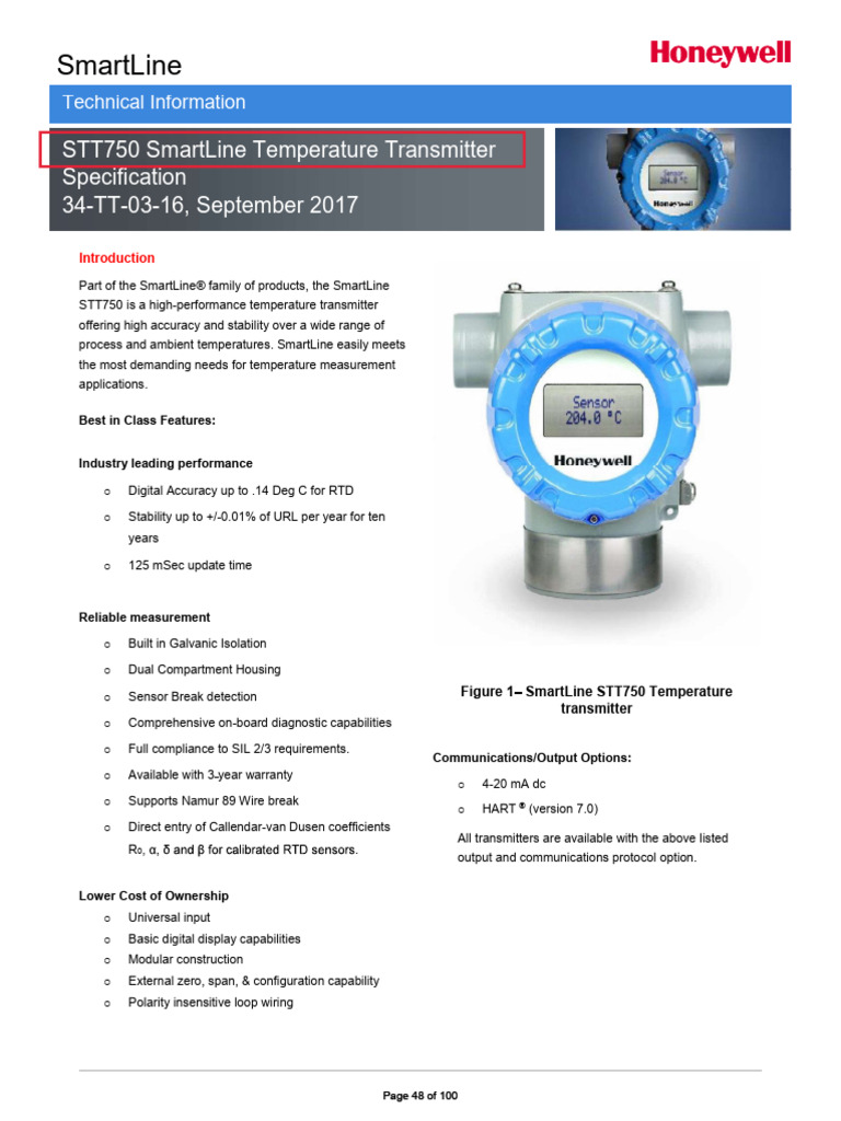Temperature Transmitter | PDF | Thermocouple | Metrology