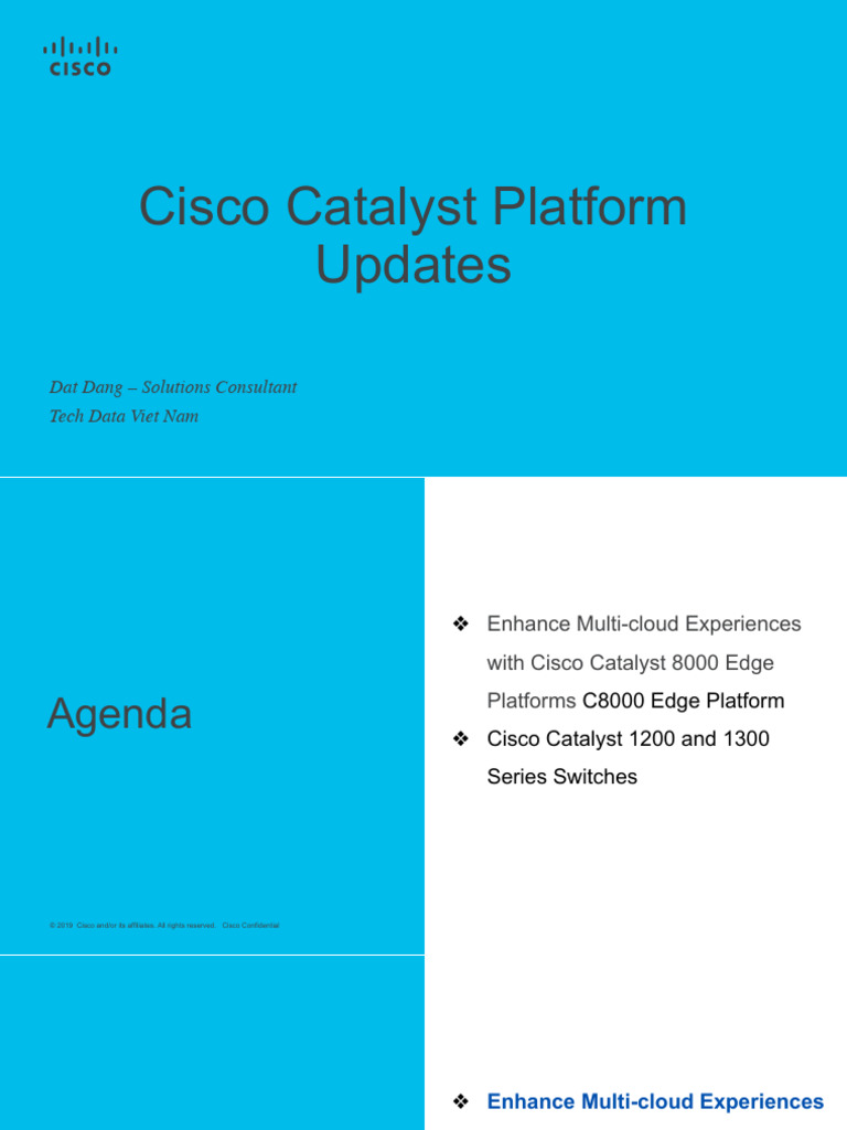 Cisco Catalyst Platform Updates | PDF | Computer Network | Network Switch