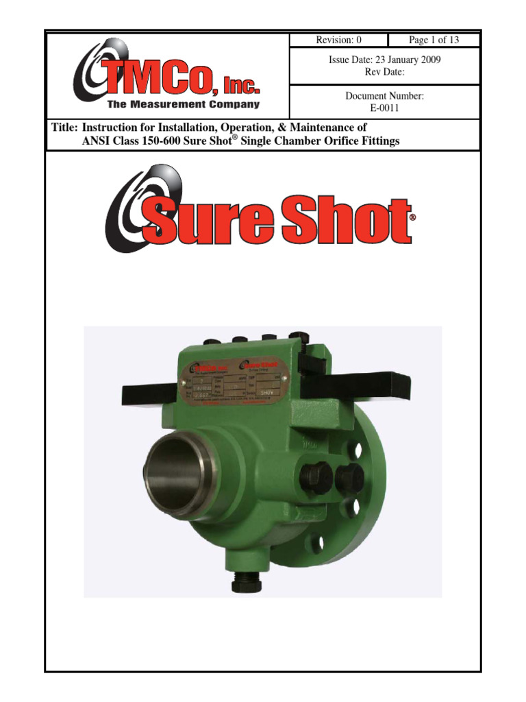 Tmco Single Chamber Manual | PDF | Pipe (Fluid Conveyance) | Legal ...