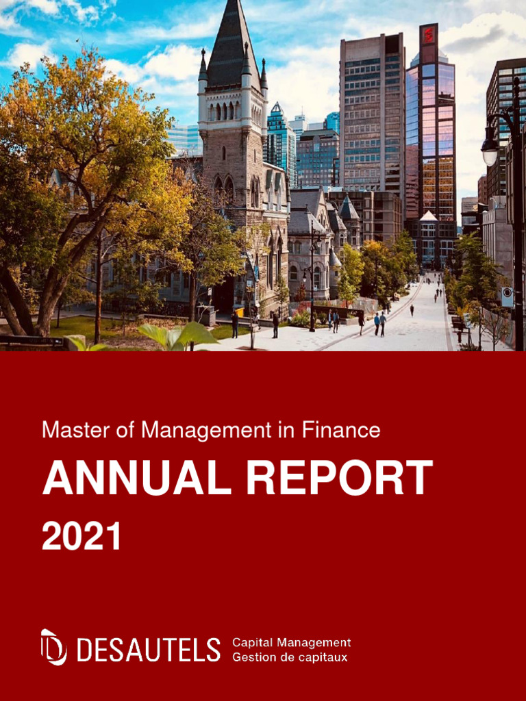 DCM MMF Annual Report 2021 | Download Free PDF | Financial Analyst ...