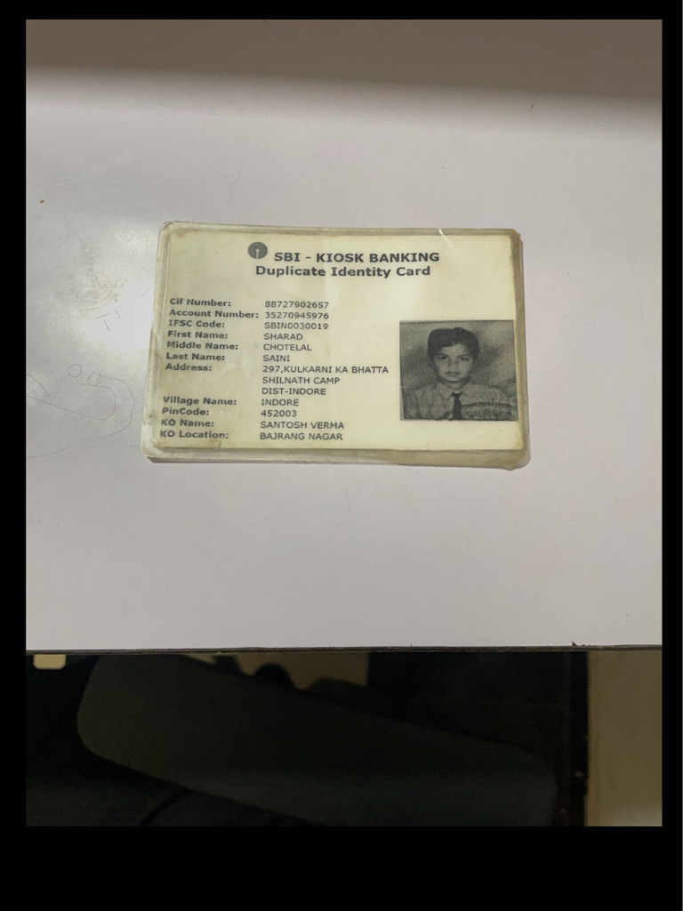 Duplicate Identity Card | PDF