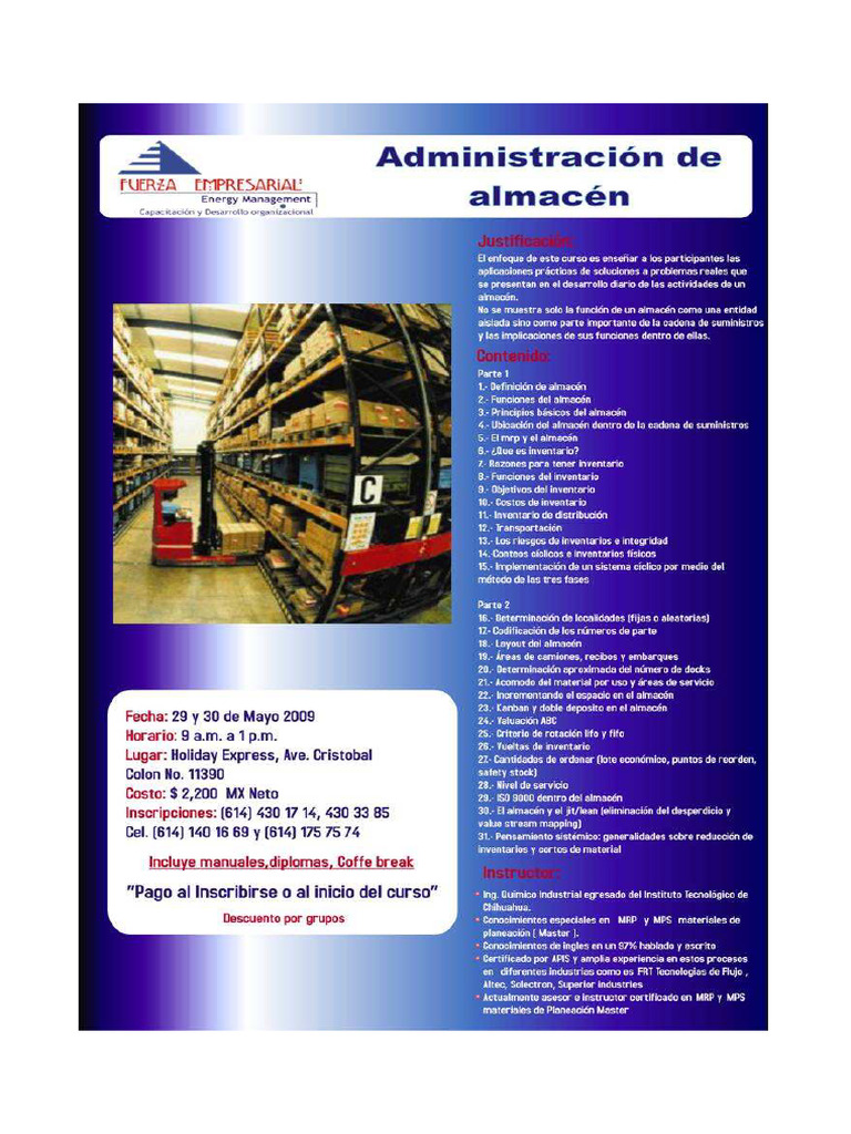 Administración de Almacén | PDF