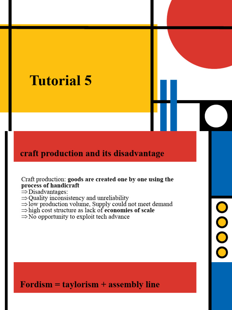 Tutorial 5 | PDF | Lean Manufacturing | Supply Chain