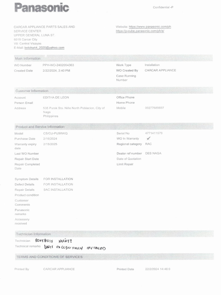 Editha de Leon S.R | PDF