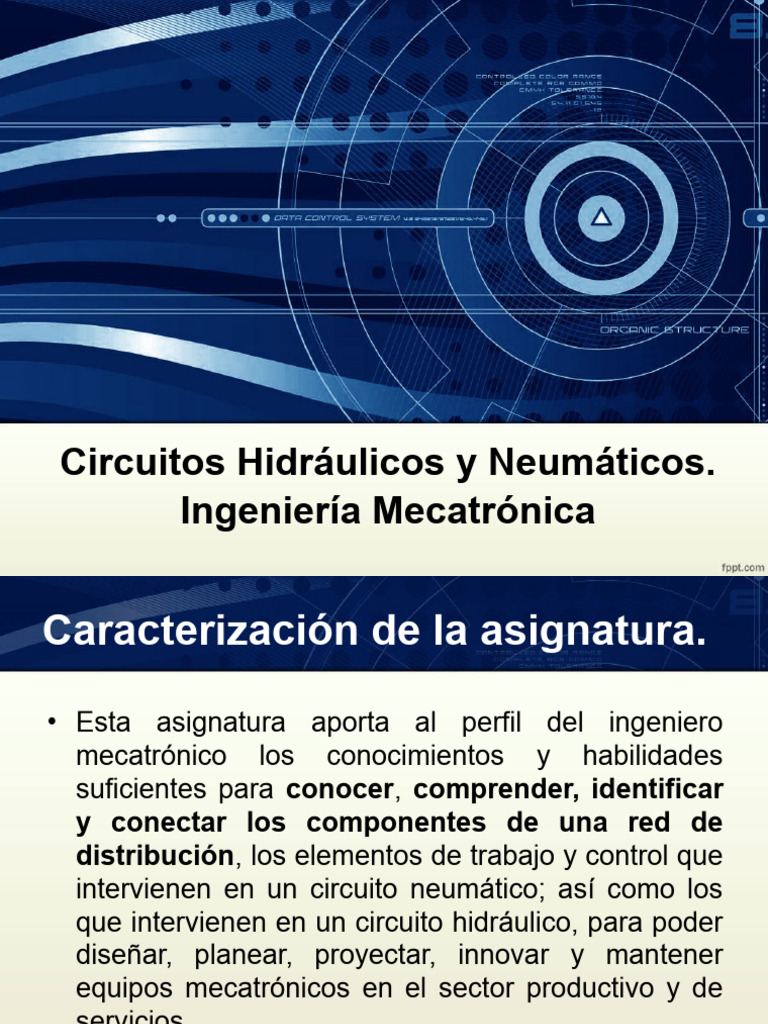 Circuitos Hidraulicos y Neumaticos Unidad 1 | PDF | Presión | Gases