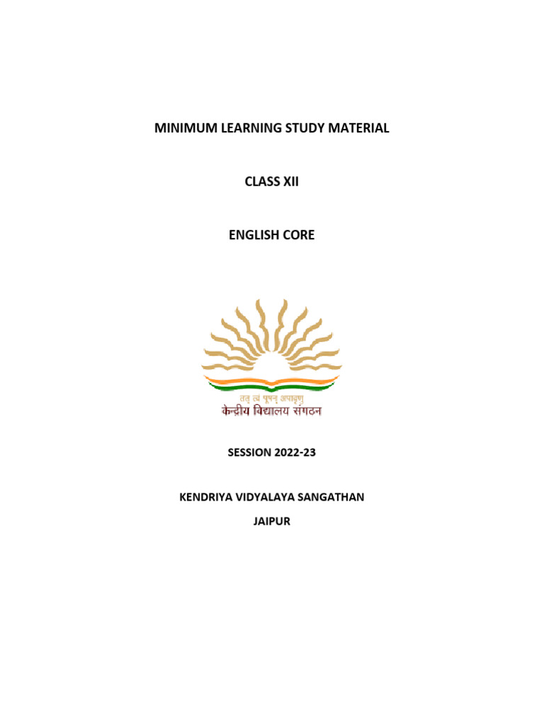MLL For English XII | PDF | Beauty | Educational Technology
