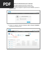 Upgrade y Configuración GPON ZTE F6640 | PDF