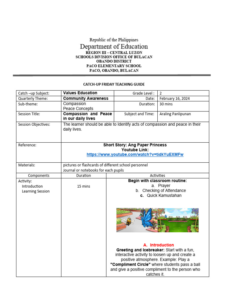 ANA VALUES Act. Plan Feb.16 | PDF | Compassion | Storytelling