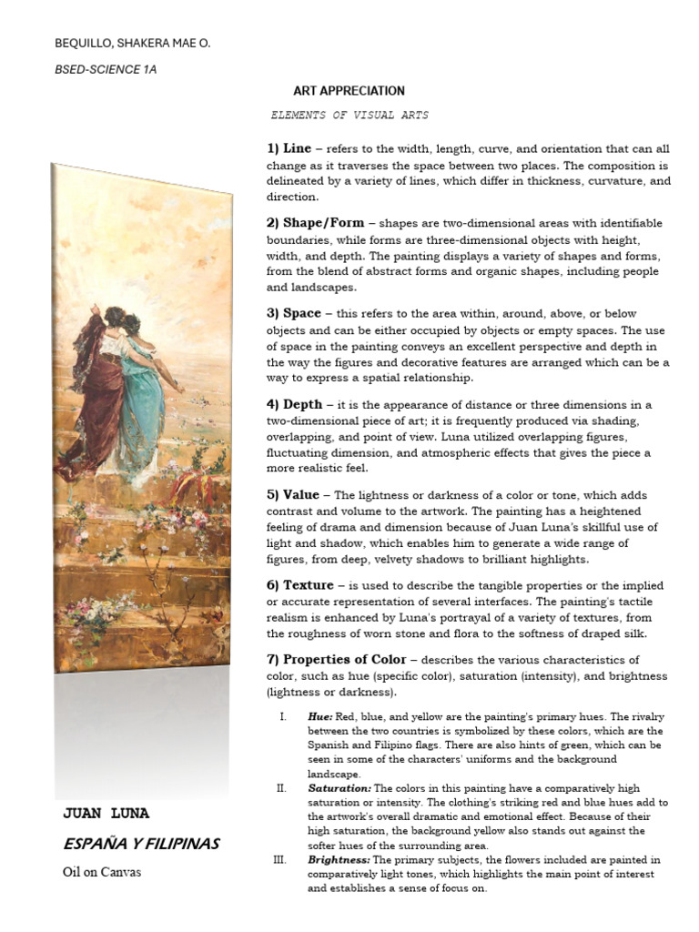 Elements of Visual Arts | PDF | Vision