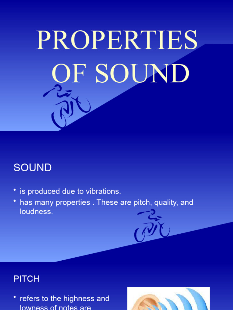 Propertiesof Sound | PDF