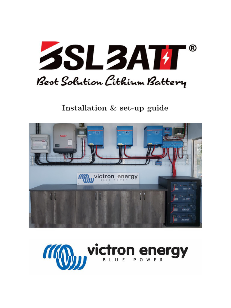 Installation & Set-Up Guide | PDF | Battery Charger | Electric Power