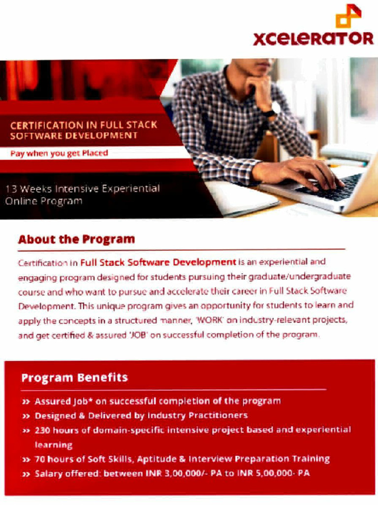 Full Stack Softwear Development | PDF