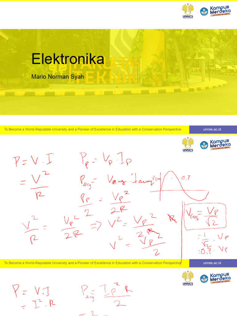 Elektronika | PDF | Electrical Resistance And Conductance | Electrical Components