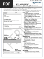 Hot Work Permit Template and Guidelines | PDF