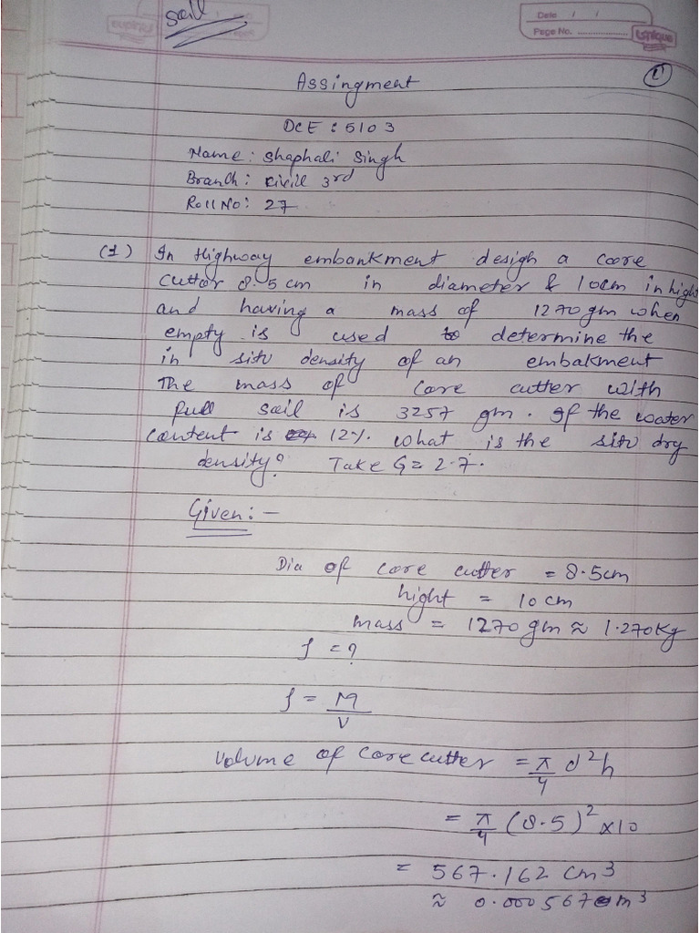Soil Assignment | PDF Soil Assignment | PDF