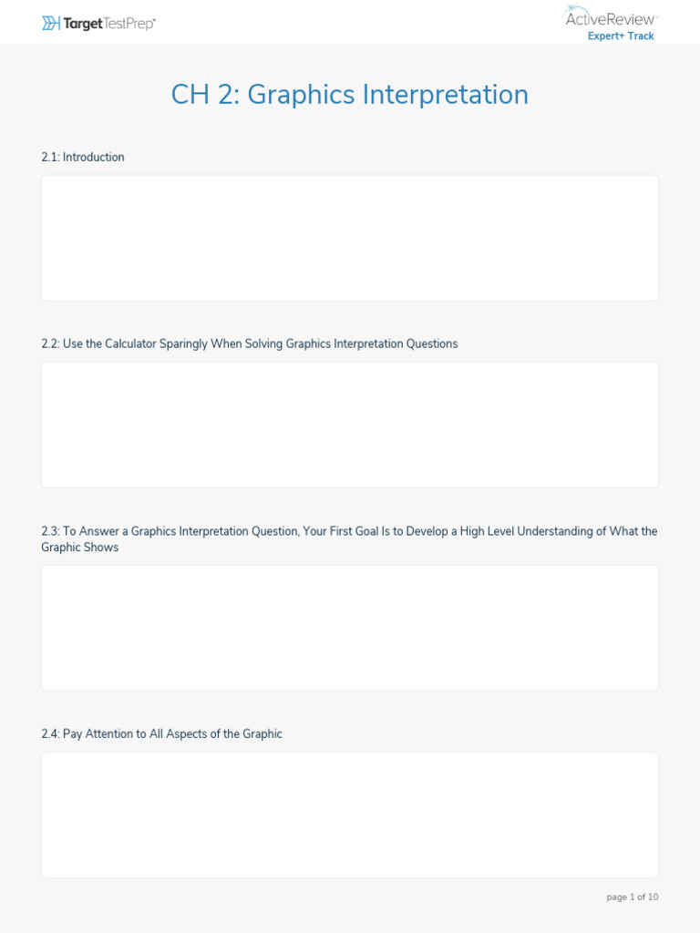 CH 2 Graphics Interpretation Expert+ Track | PDF | Scatter Plot | Chart