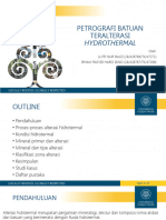 Proses dan Tipe Alterasi Hidrotermal | PDF