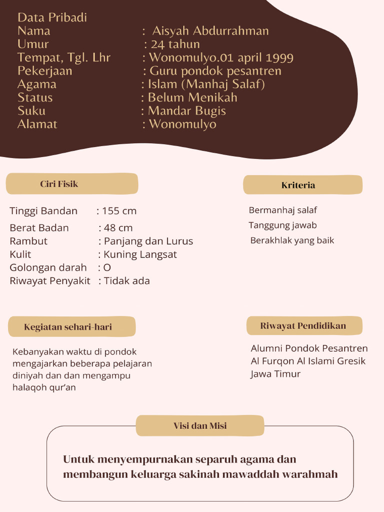 CV Aisyah | PDF